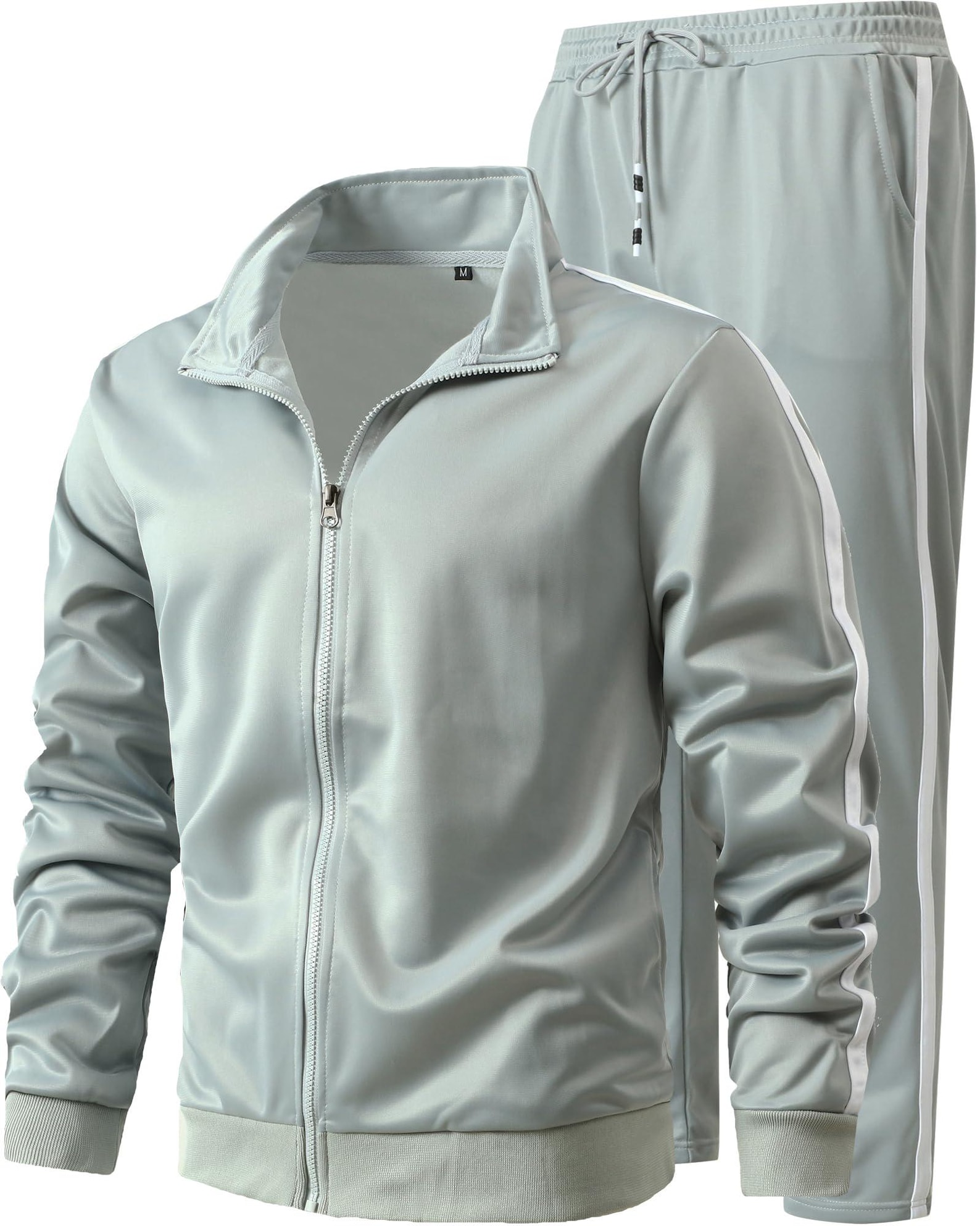 Men's Athletic Tracksuit. Comfortable Jogging Outfit With Full Zip ...