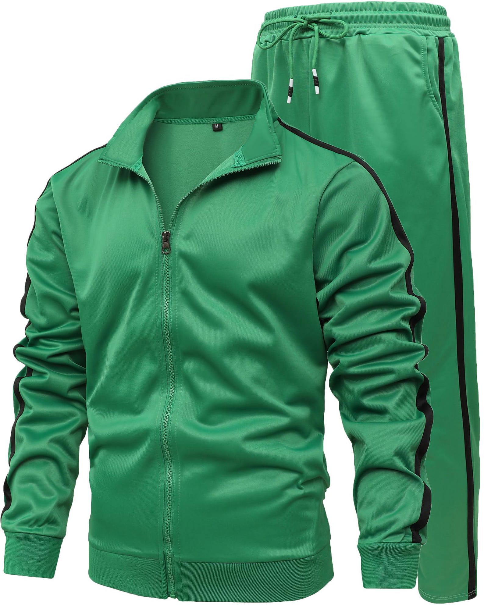 Men's Athletic Tracksuit. Comfortable Jogging Outfit With Full Zip ...