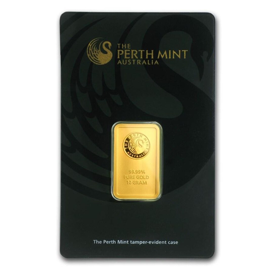 10g Perth Mint Gold Bar .9999 Fine Gold - Etsy