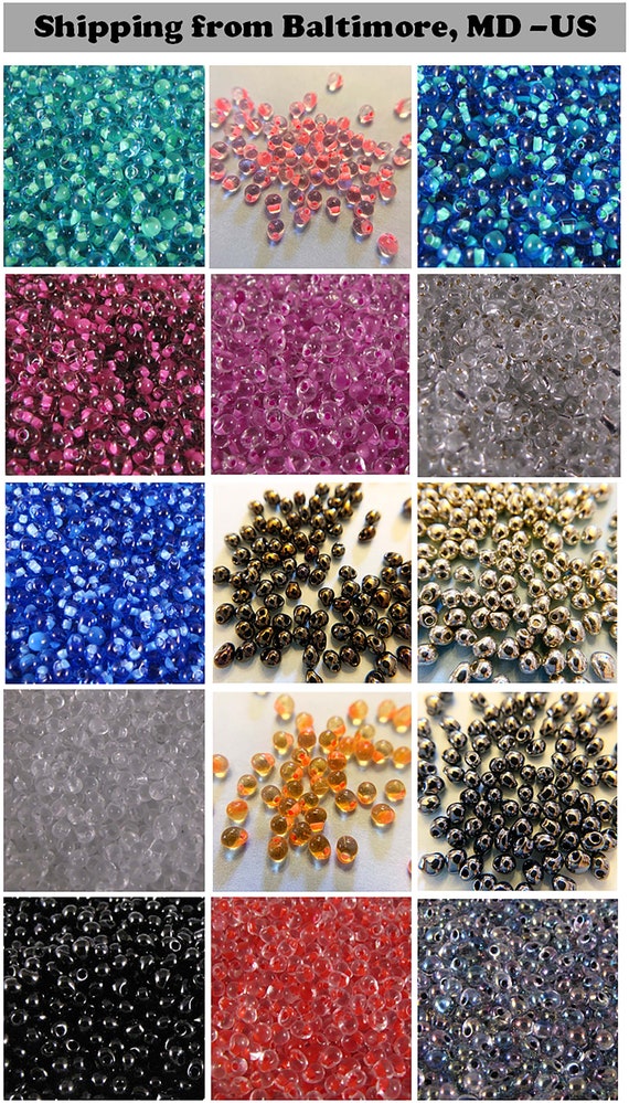 Miyuki Drop Beads 3.4mm 10 Gram Package - Etsy