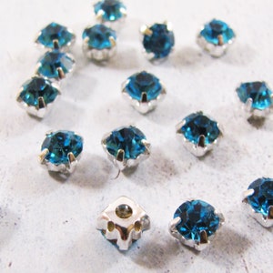 5mm Rhinestone Montee Beads - Choose Color - Etsy
