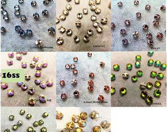 Rose Montee Beads - Etsy