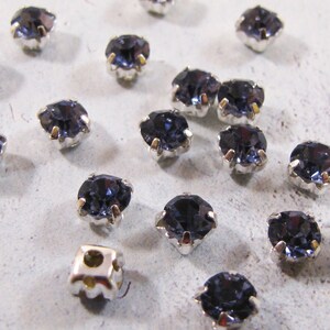 5mm Rhinestone Montee Beads - Choose Color - Etsy