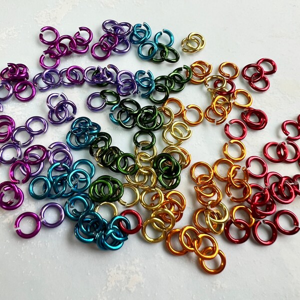 Rainbow Chain Mail - Etsy