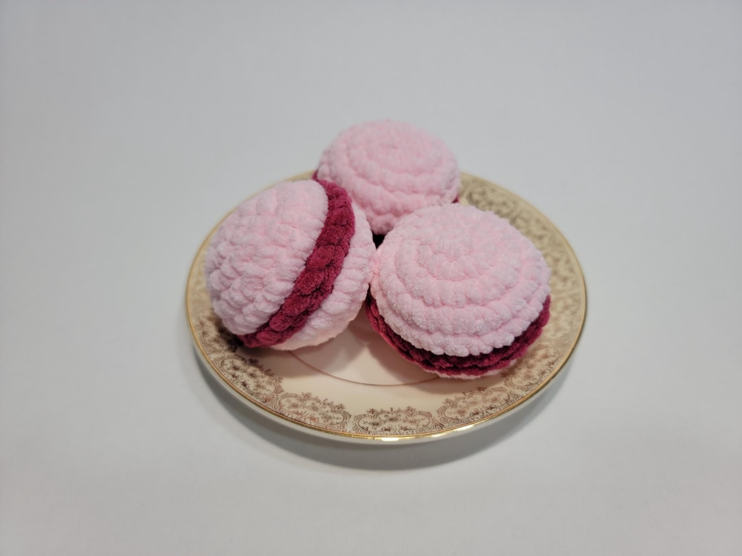 Macaron Crochet Plushie Stuffie Amigurumi Handmade Stuffed Animal - Etsy