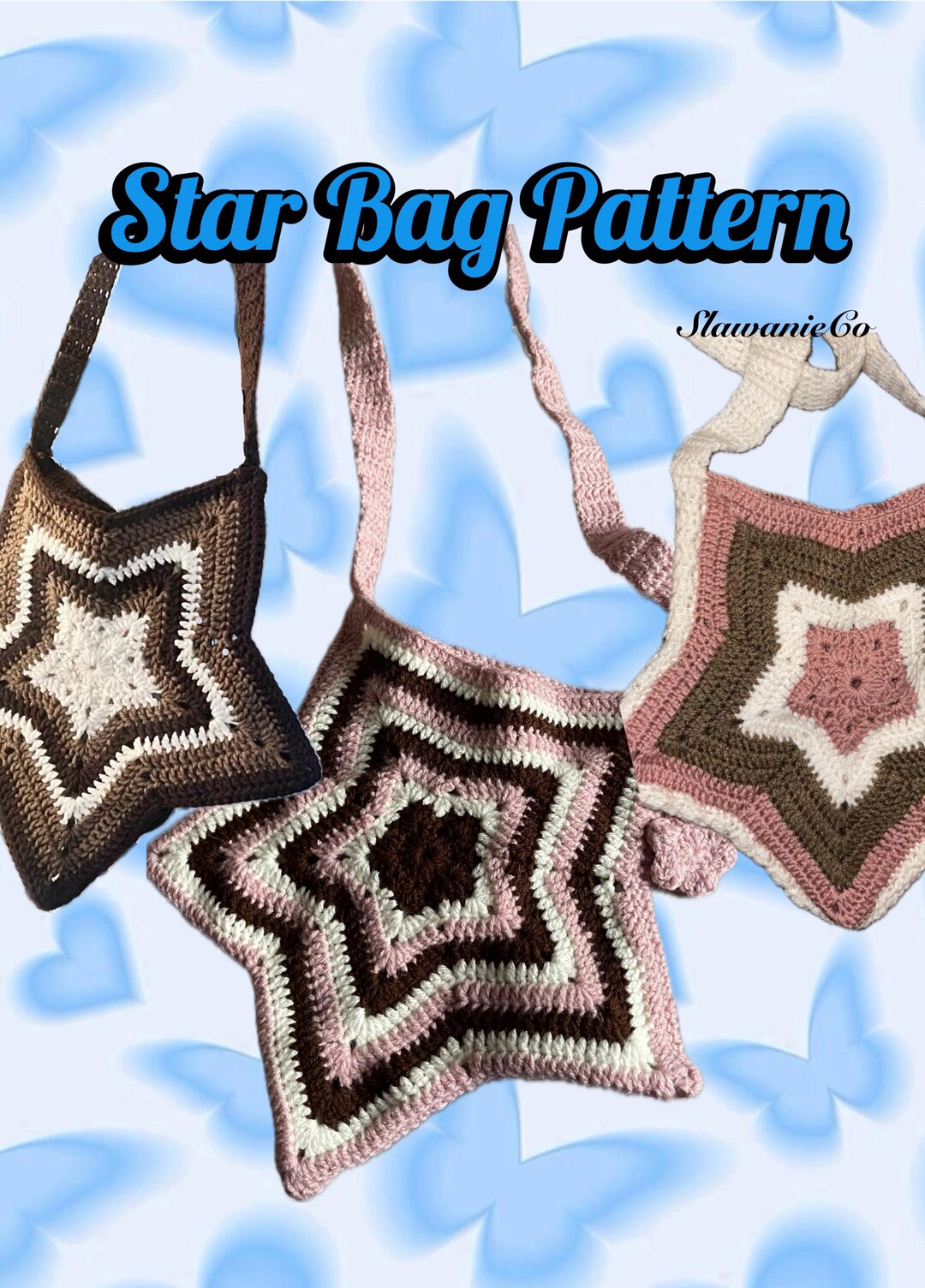 Crochet Star Bag Pattern | Advanced Beginner to Intermediate | Easy-to ...