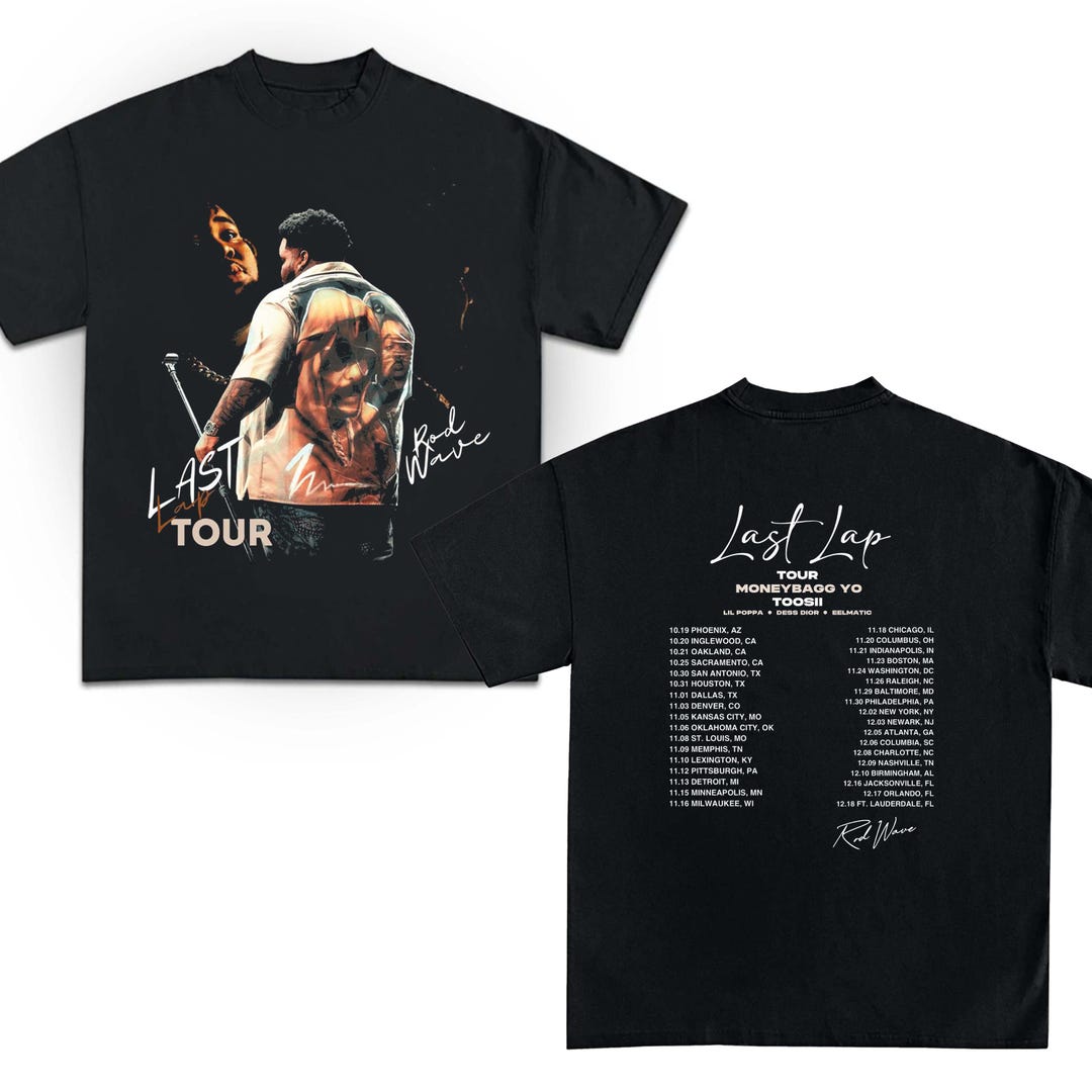 Rod Wave Tour Bootleg Dtg Png Concert Tee Fan Art Rapper Rod Wave 300 ...