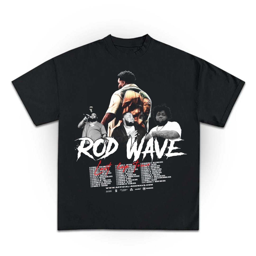 Rod Wave Last Last Lap Tour PNG 2024 Rod Wave Concert Merch Unisex ...