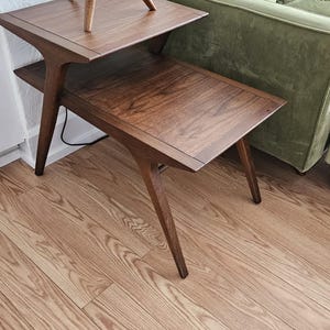 Restored 1960s Drexel John Van Koert Step Tables (2) Mid-century Modern ...