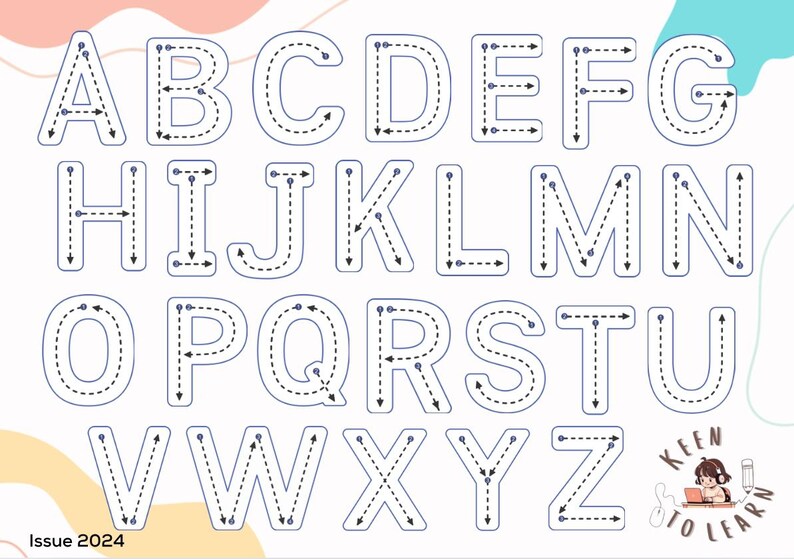 Alphabet Charts Pack - Etsy