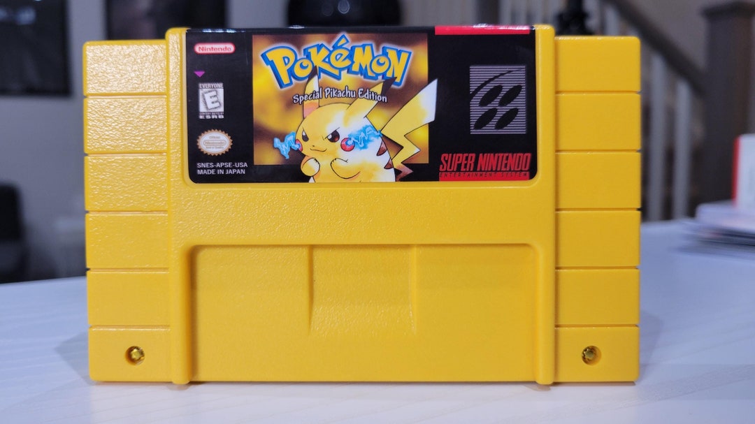 Pokemon Yellow Snes Cartridge - Etsy