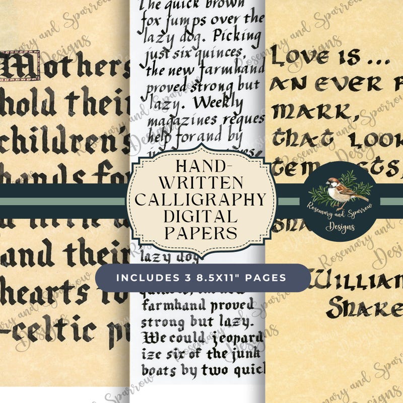 Hand Written Stamp - Etsy