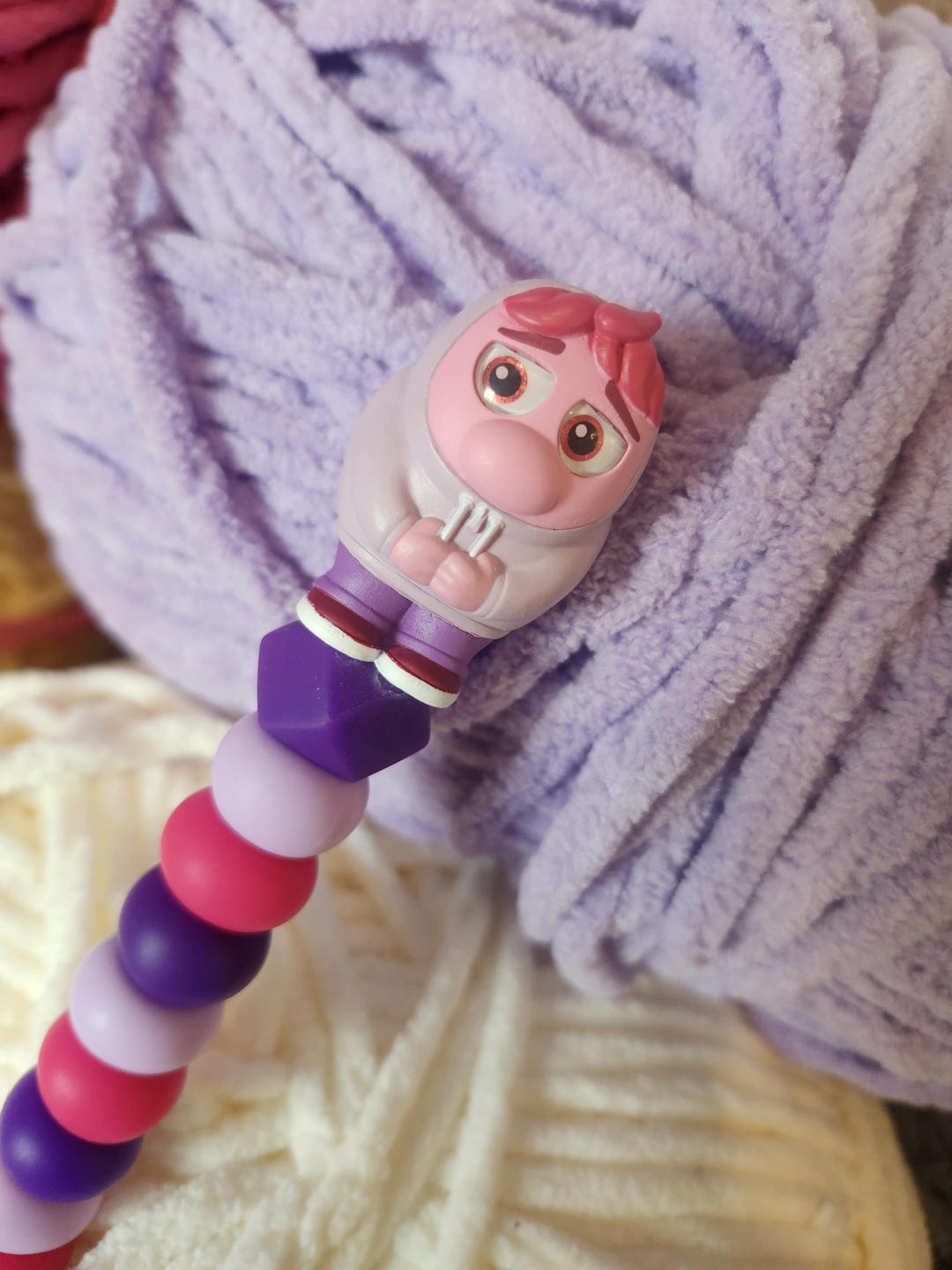 Silicone Beaded Crochet Hook - Embarrassment From Inside Out 2 Topper ...