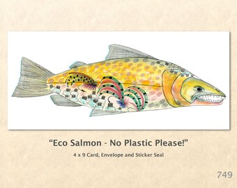 Fly Fishing Note Cards - Etsy