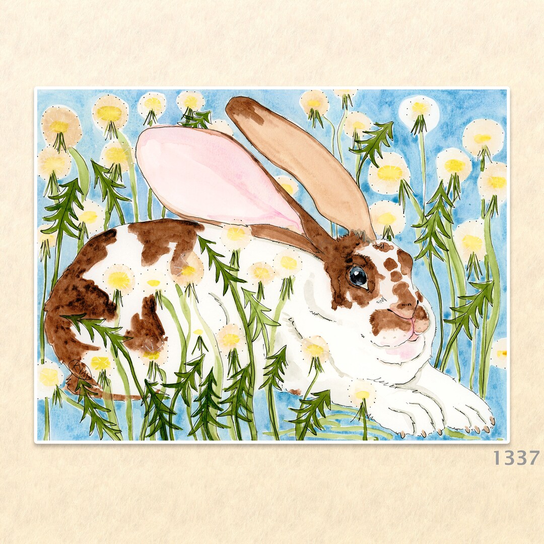 Rabbit Sticker Cute Animal Stickers Bunny Stickers Laptop Stickers ...