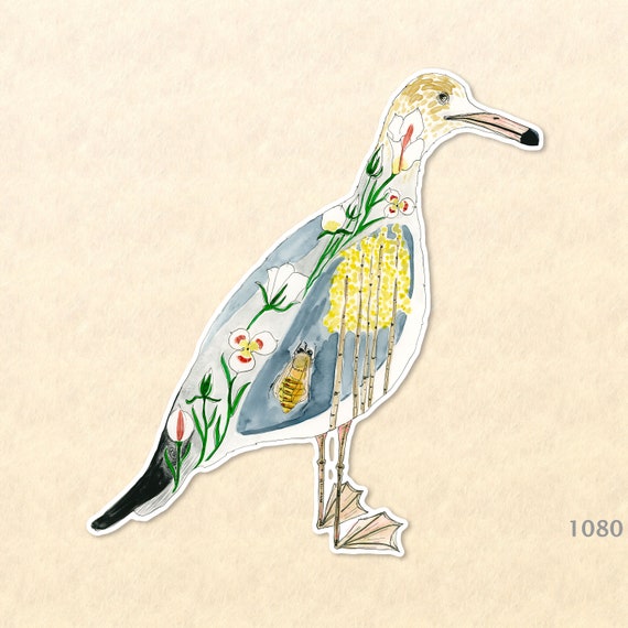 Seagull Sticker Utah State Bird Sticker Sego Lily Quaking | Etsy