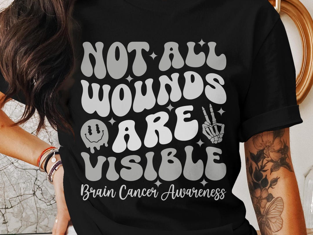 Retro Retro Brain Cancer Awareness Svg Png, Brain Tumor Awareness Svg ...