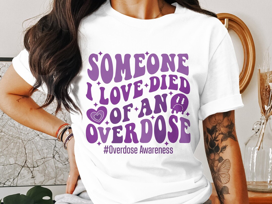 Retro Overdose Awareness Svg Png, Someone I Love Died of an Overdose ...