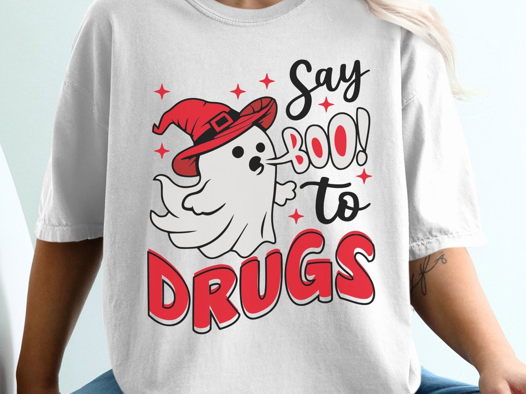 Red Ribbon Week Svg Png, Say Boo to Drugs Svg, Drug Free Svg, Red ...
