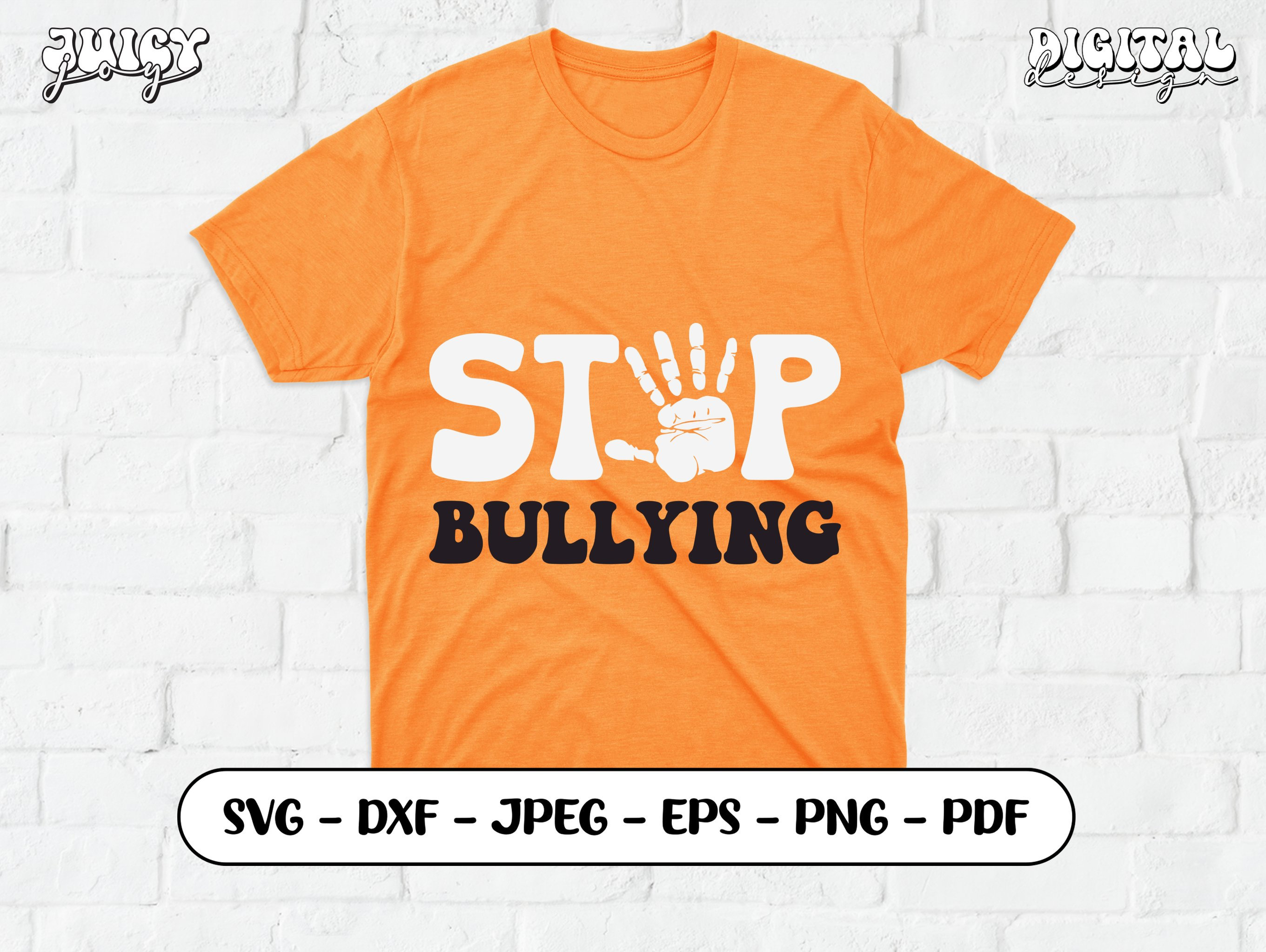 Unity Day Svg Png, Stop Bullying Svg, Anti Bully Svg, Anti Bullying ...