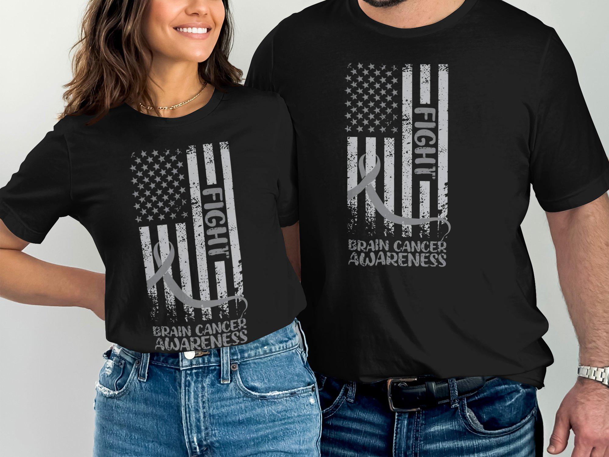 Brain Cancer Flag Svg Png, Brain Tumor Awareness Svg Png, Grey Ribbon ...