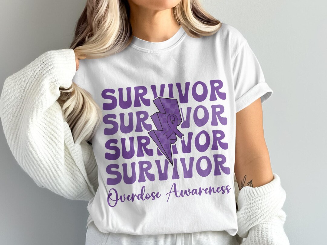 Overdose Awareness SVG: Addiction Recovery Design (digital Download ...