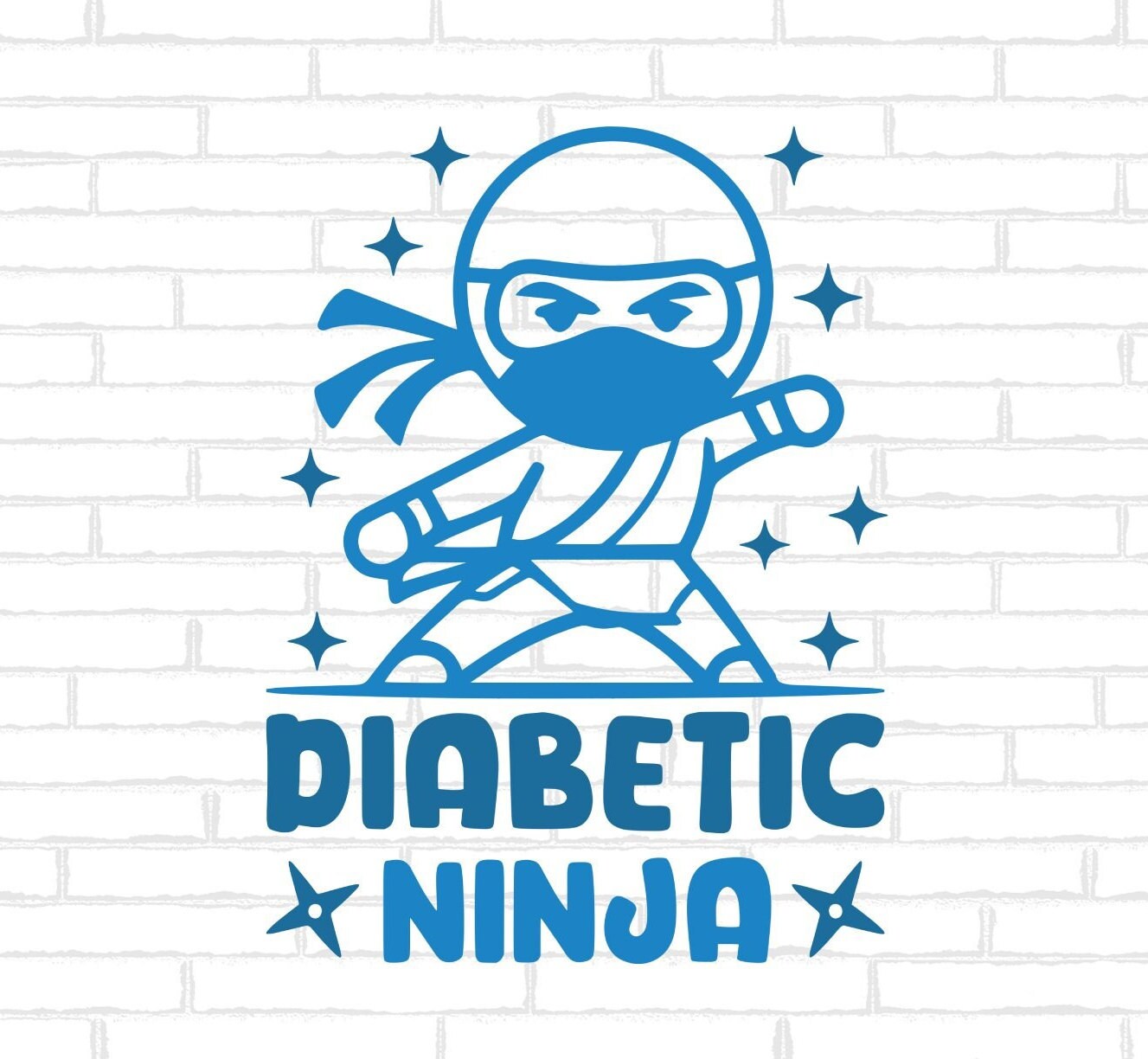 Kids Diabetic Ninja Svg, Diabetes Awareness Svg Png, Blue Ribbon Svg ...