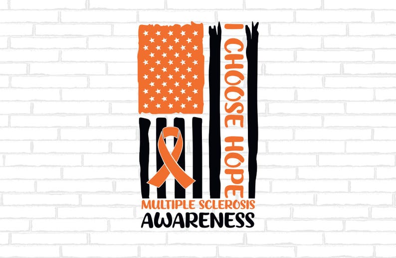 Multiple Sclerosis Flag Svg, Multiple Sclerosis Awareness Svg Png ...