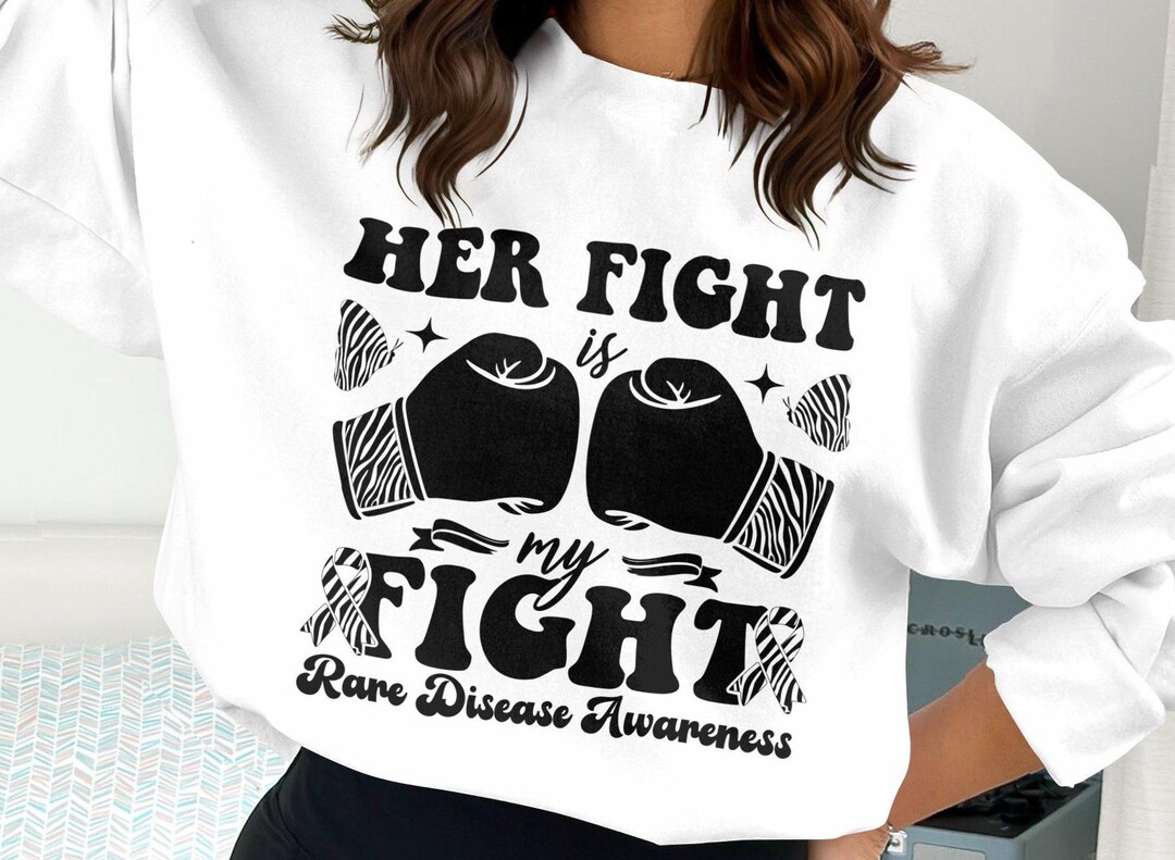 Her Fight is My Fight Png Svg, Rare Disease Support Svg, Ehlers Danlos ...