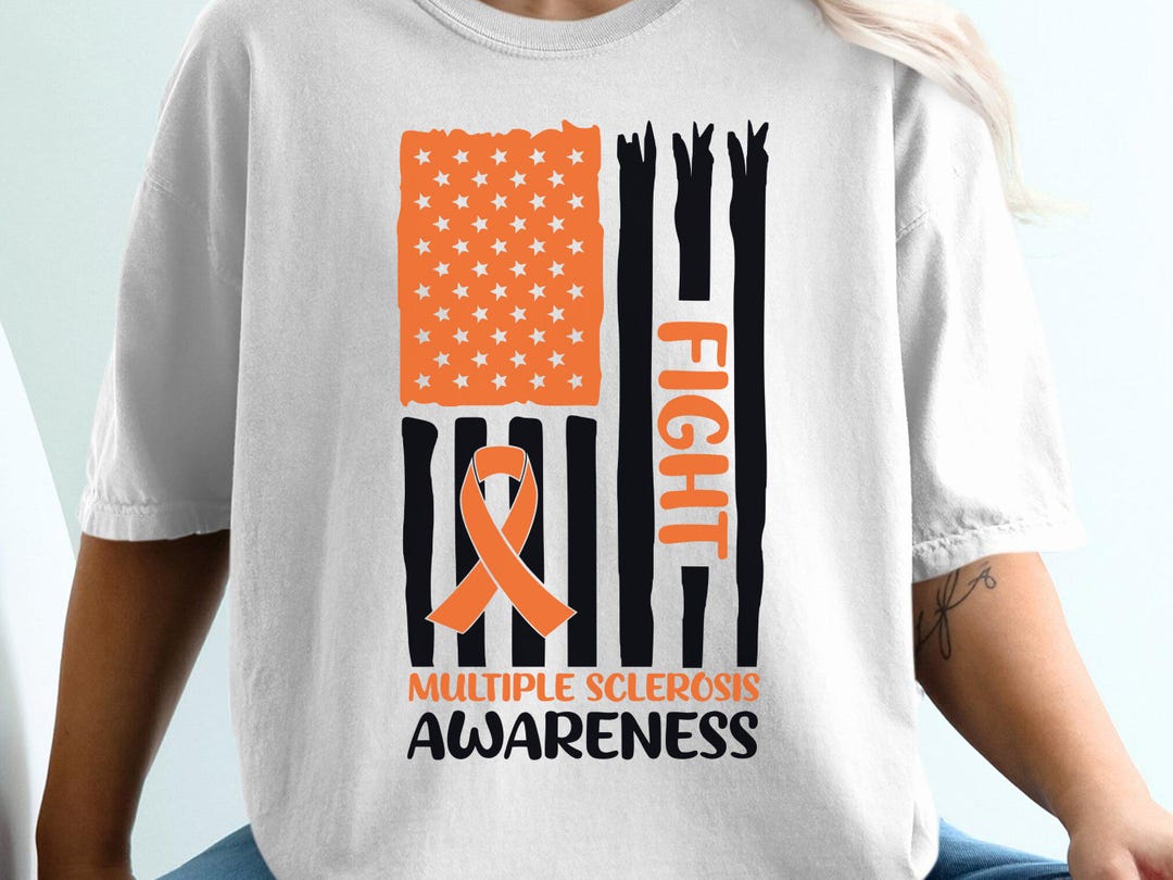 Multiple Sclerosis Flag Svg, Multiple Sclerosis Awareness Svg Png ...