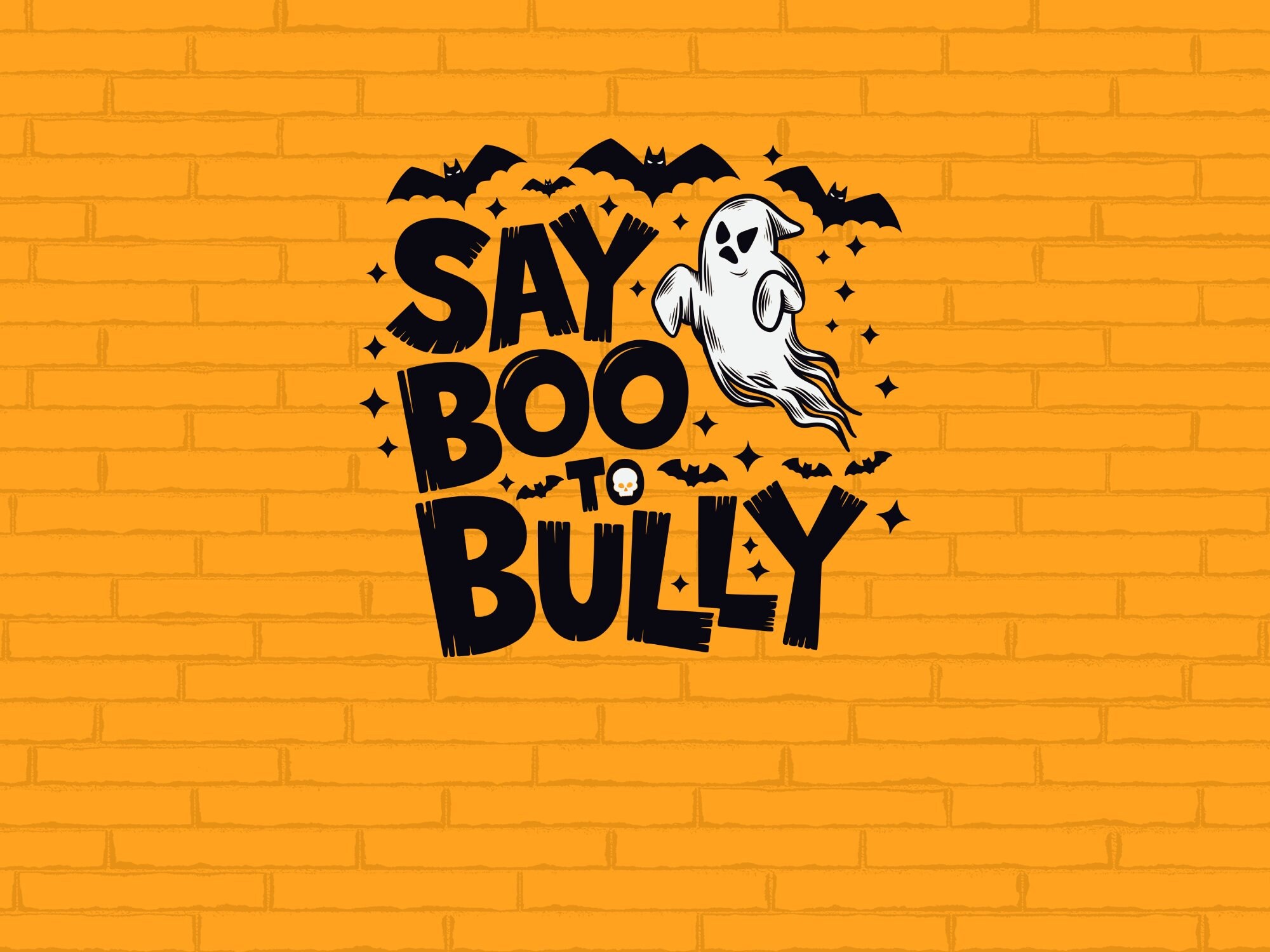 Say Boo to Bullying Svg Png, Unity Day Svg Png, Anti Bully Svg, Anti ...