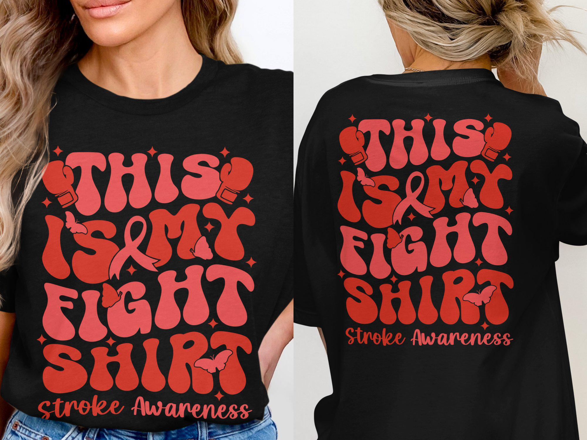 Stroke Awareness Svg Png Bundle: Red Ribbon Designs (digital Download ...