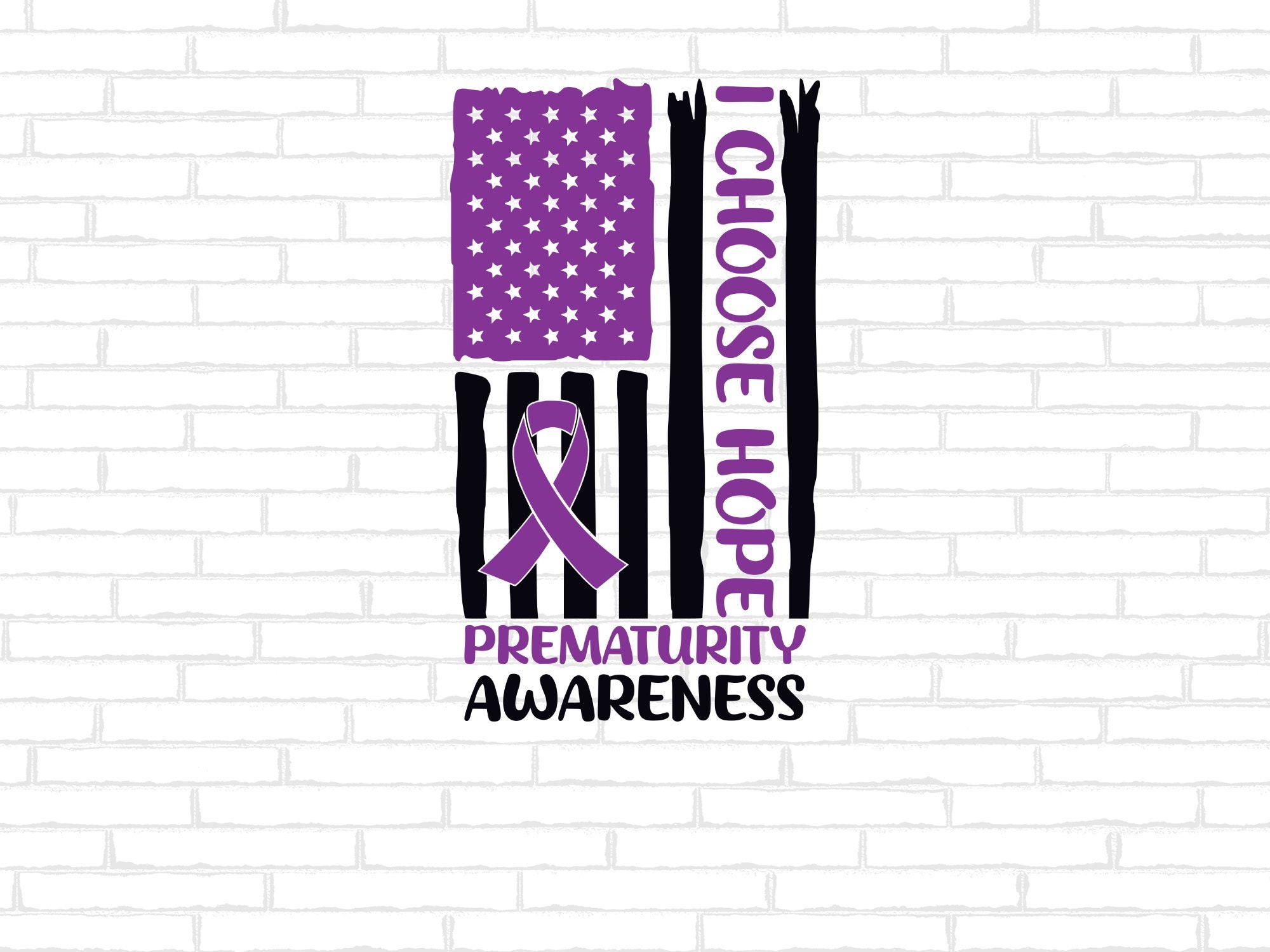 Prematurity Awareness Svg Png, Prematurity Flag Png Svg, Nicu Preemie ...