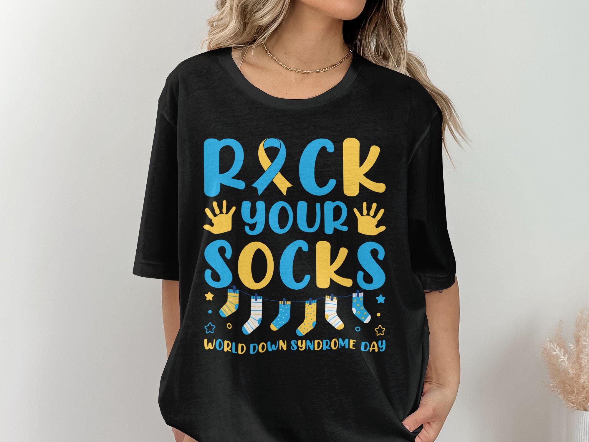 Down Syndrome Day Png Svg, Rock Your Socks World Down Syndrome Day Svg ...