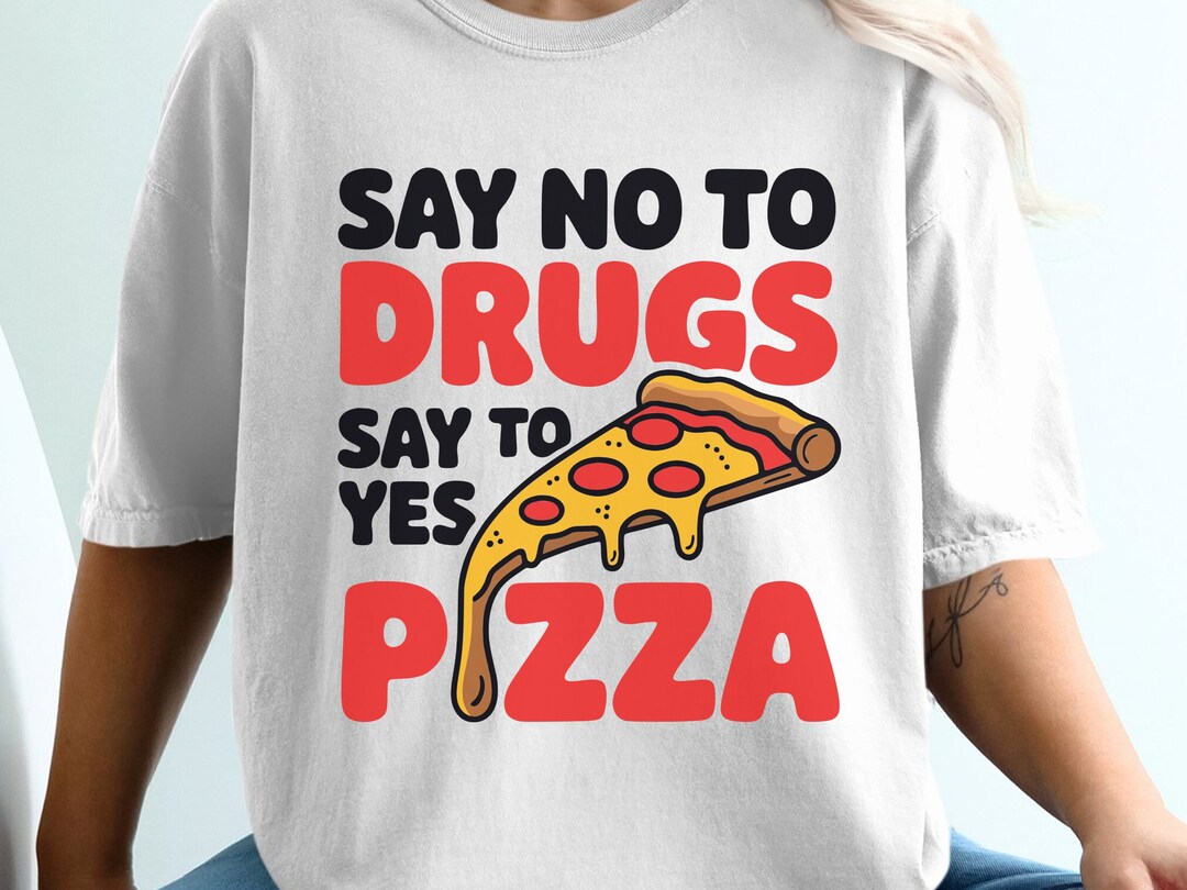 Red Ribbon Week Svg Png, Say No to Drugs Say Yes to Pizza Svg, Drug ...