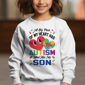 Autism Awareness Heart, Son SVG PNG, Puzzle Ribbon Cut File (PDF) - Etsy