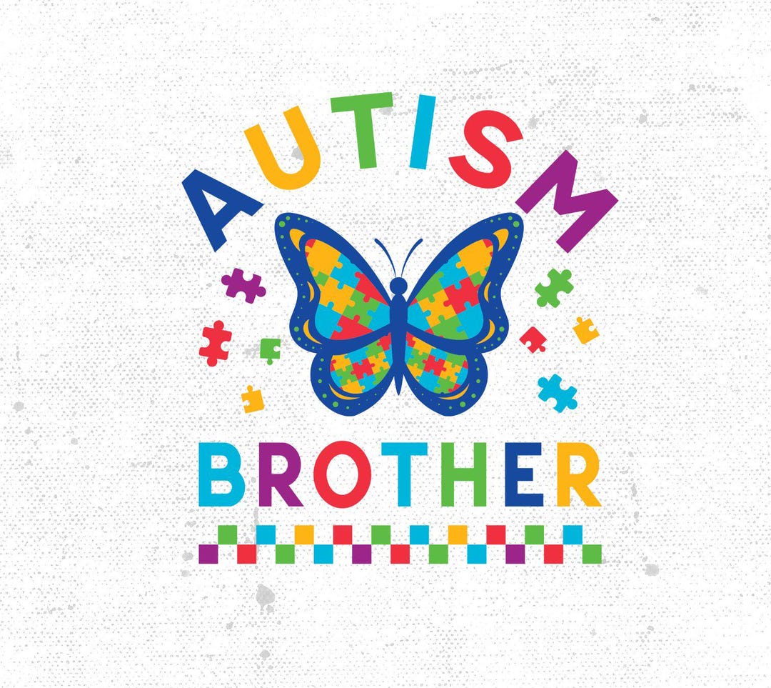 Autism Awareness Svg Png, Autism Brother Svg, Autism Puzzle Piece ...