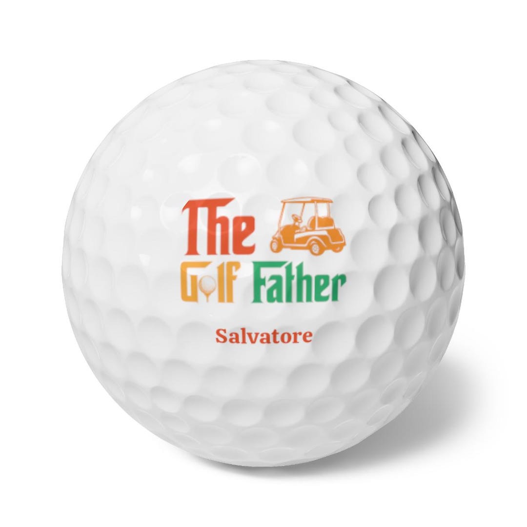 Name Golf Ball Gift Set, Personalized Set of 6 Golf Balls, Golf Ball ...