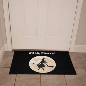 Witch, Please Welcome Mat, Halloween Welcome Mat - Etsy