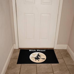 Witch, Please Welcome Mat, Halloween Welcome Mat - Etsy