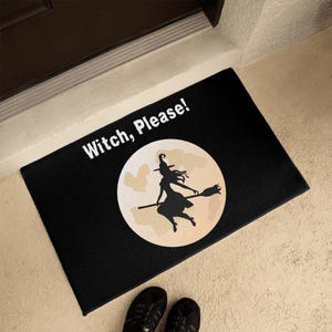 Witch, Please Welcome Mat, Halloween Welcome Mat - Etsy