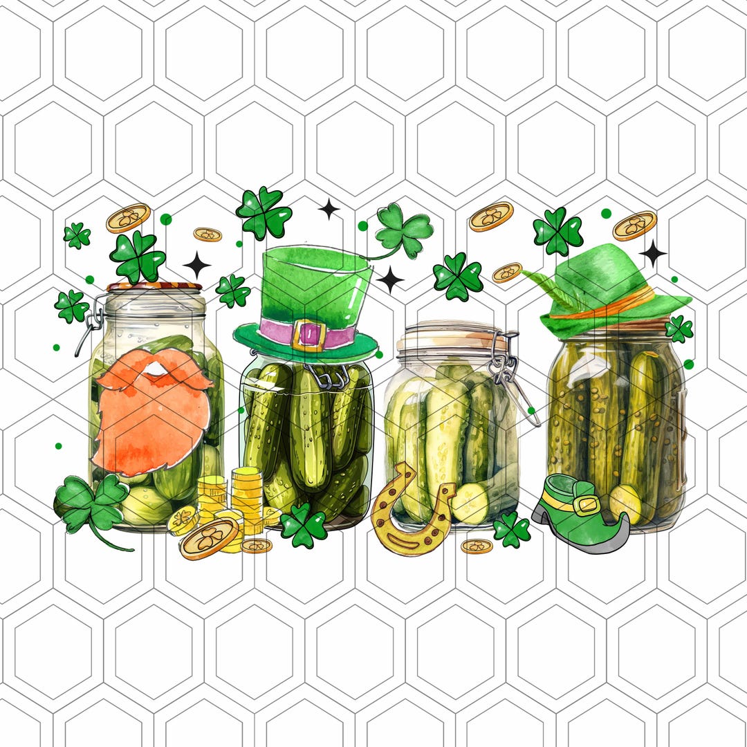 Pickle St Patricks Day Png, St Patrick's Day Pickle Png, Pickle Lover ...