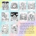 50 Kawaii Coloring Pages | Cute, Fun Printable Characters | Perfect for ...