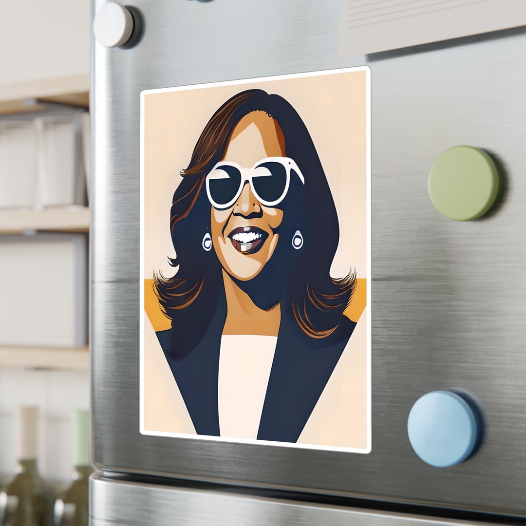 Kamala Harris Vinyl Decal Sticker for 2024 Presidential Election for ...