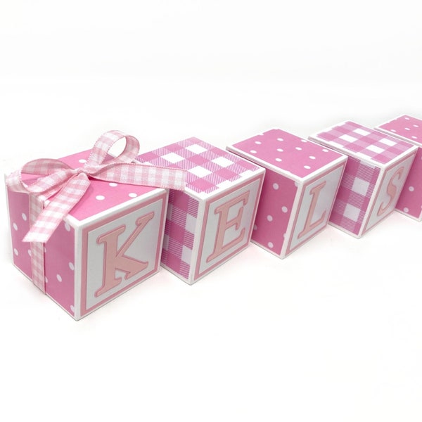 Baby Name Blocks - Etsy