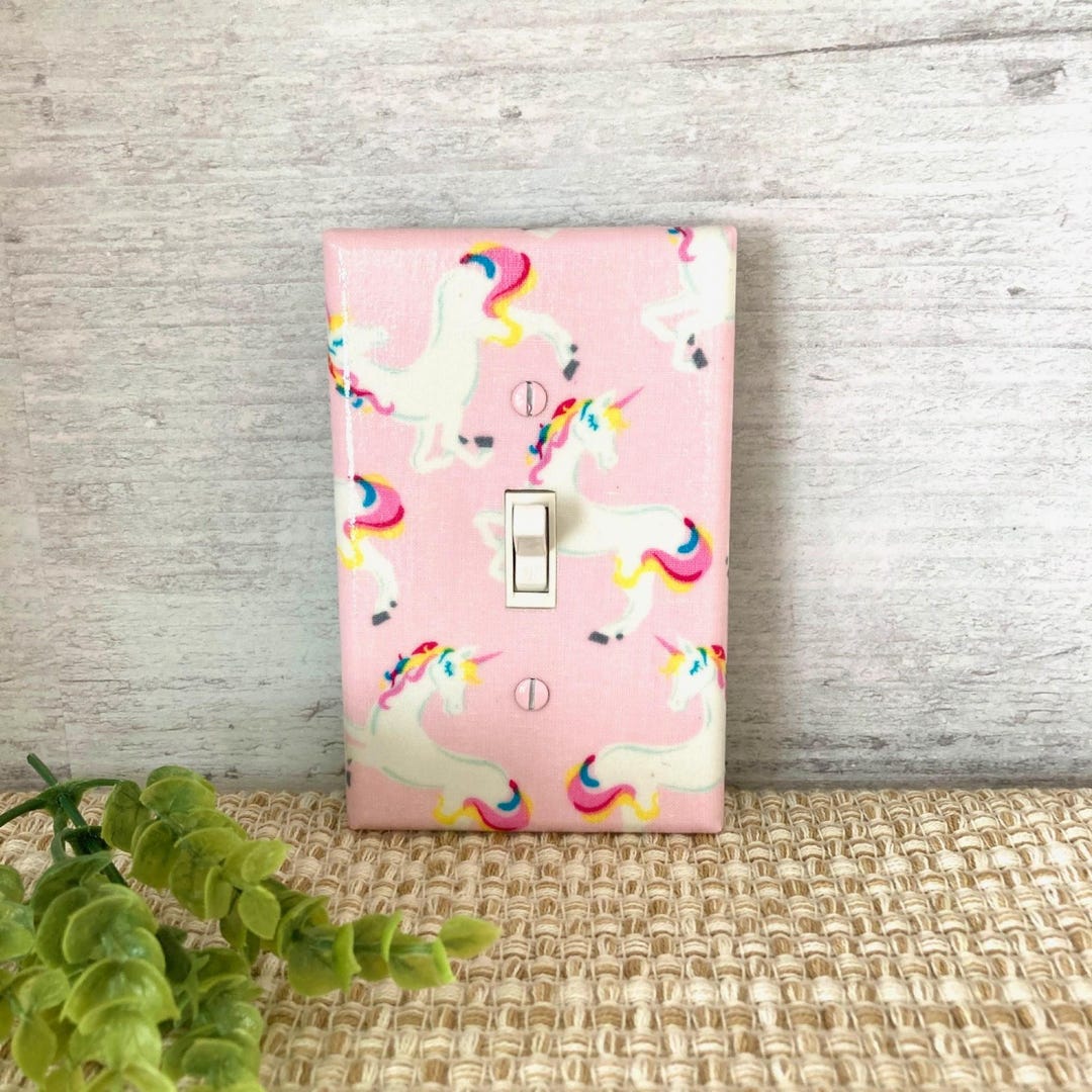Unicorn Bedroom Light Switch Cover: Girl Nursery Decor - Etsy