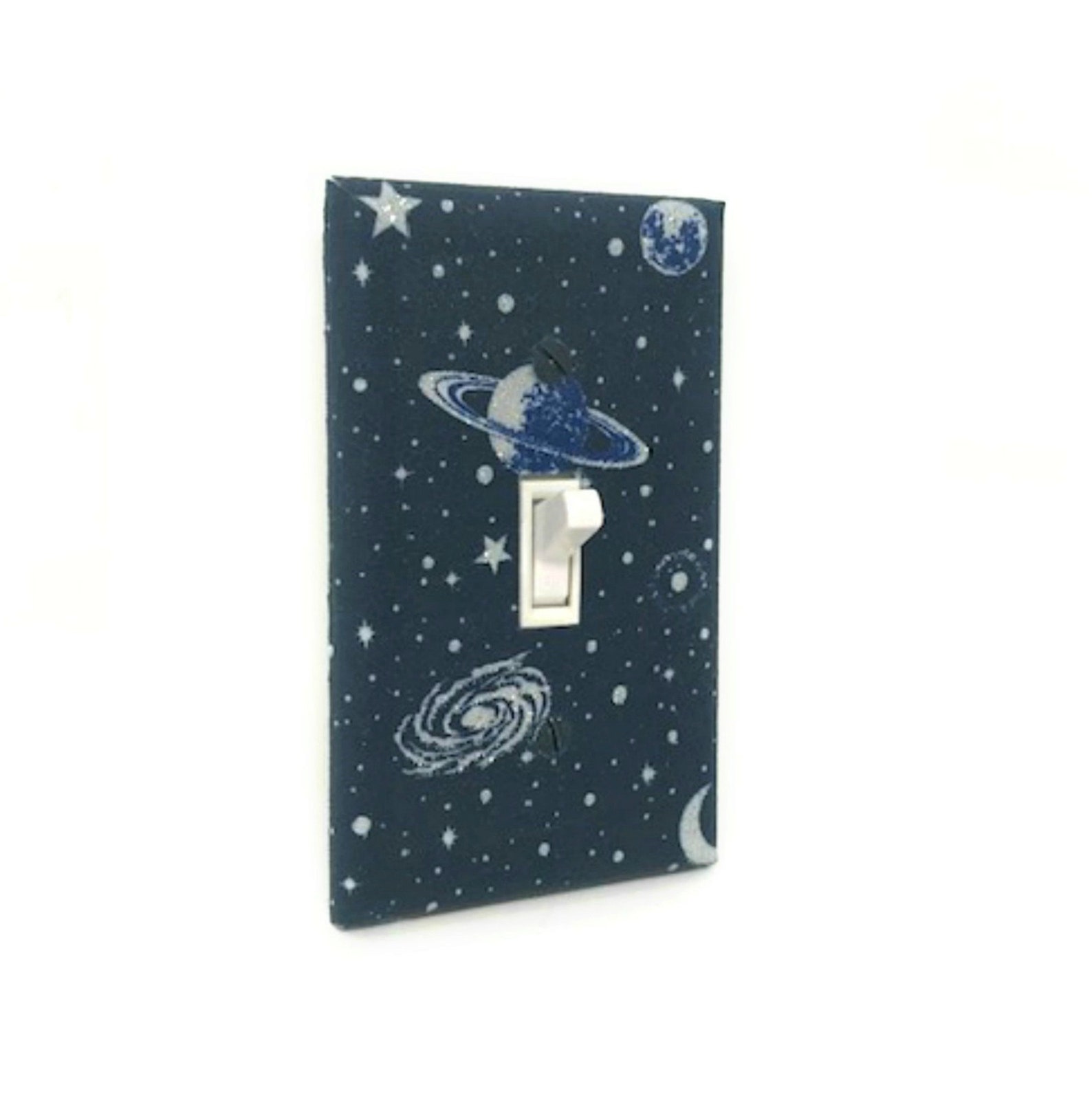 Outer Space Decor Switch Plate Covers Space Themed Nursery - Etsy