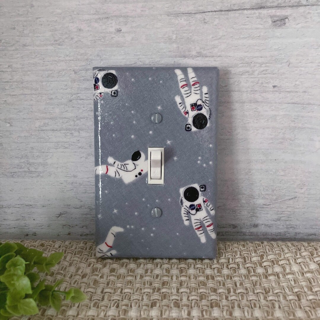 Astronaut Light Switch Cover: Space Bedroom Decor - Etsy