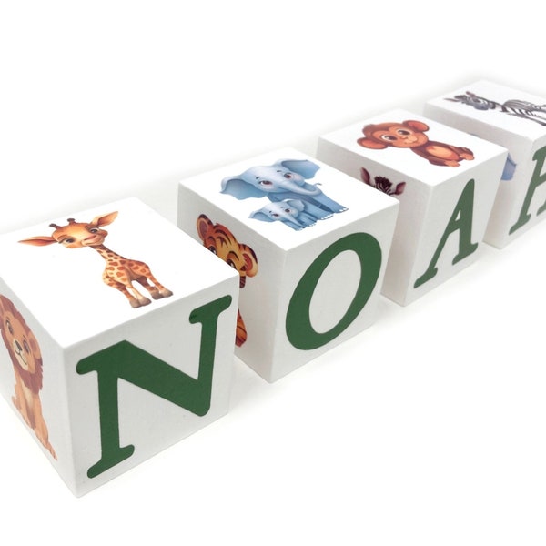 Baby Name Blocks - Etsy