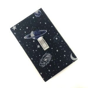 Outer Space Decor Switch Plate Covers Space Themed Nursery - Etsy